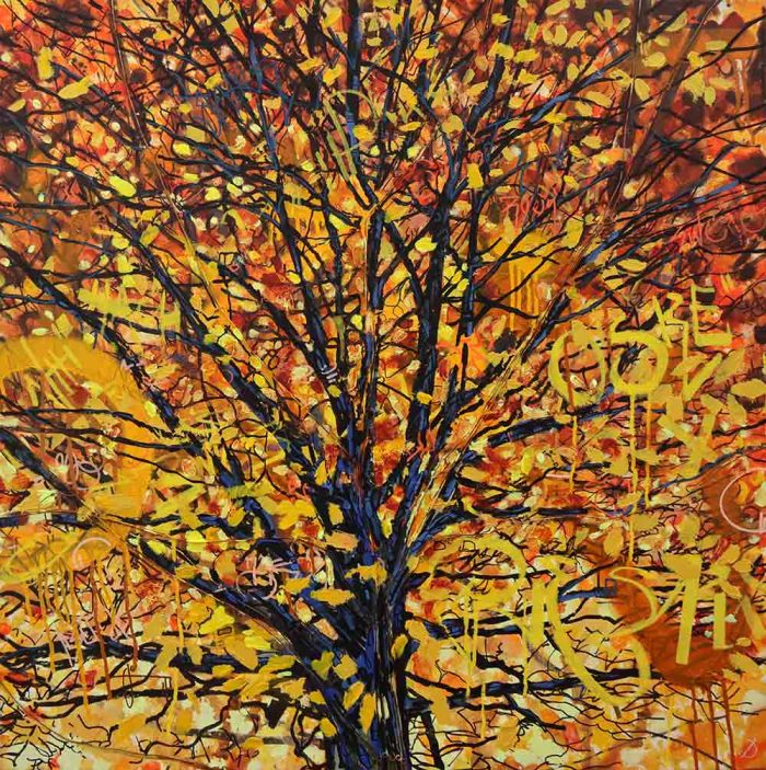 View the landscape graffiti paintings by artist Joe Webster